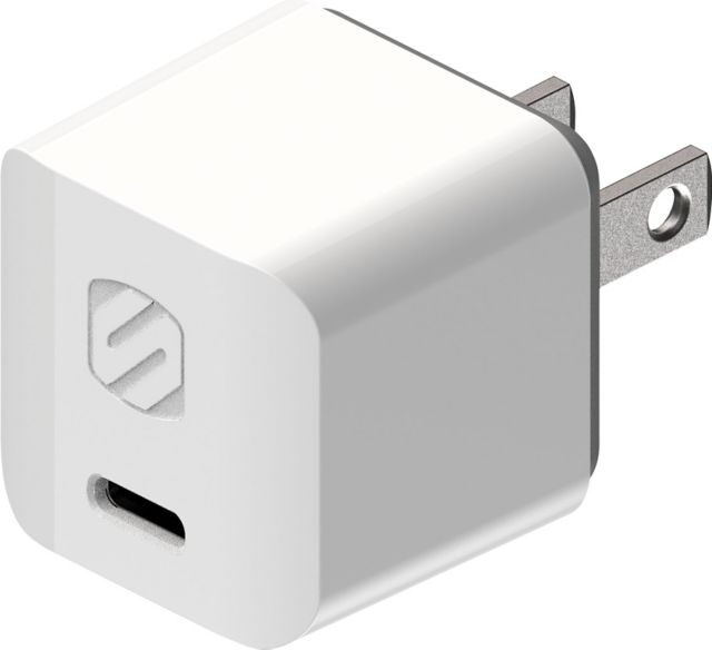 Scosche PWRVLT Mini Cube USB-C Fast Charger 20W, White - ONLINE ONLY ...
